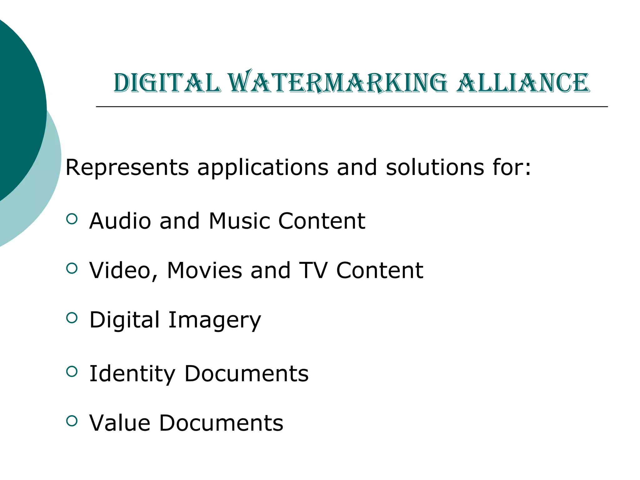 Digital watermarking | PPT