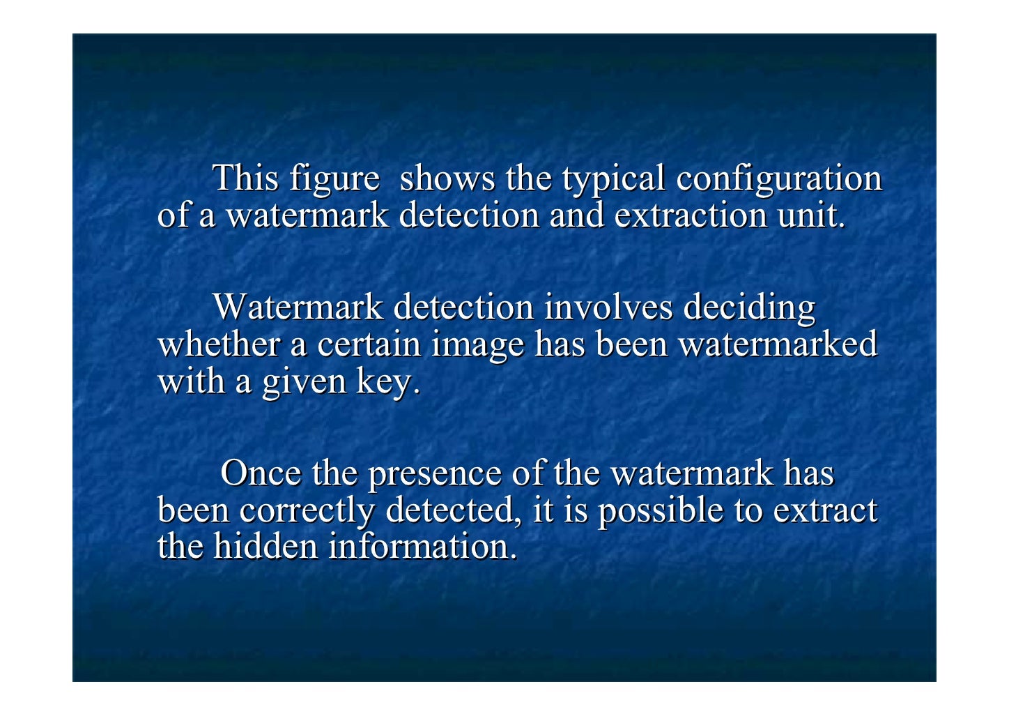Digital Water Marking For Video Piracy Detection | PPT
