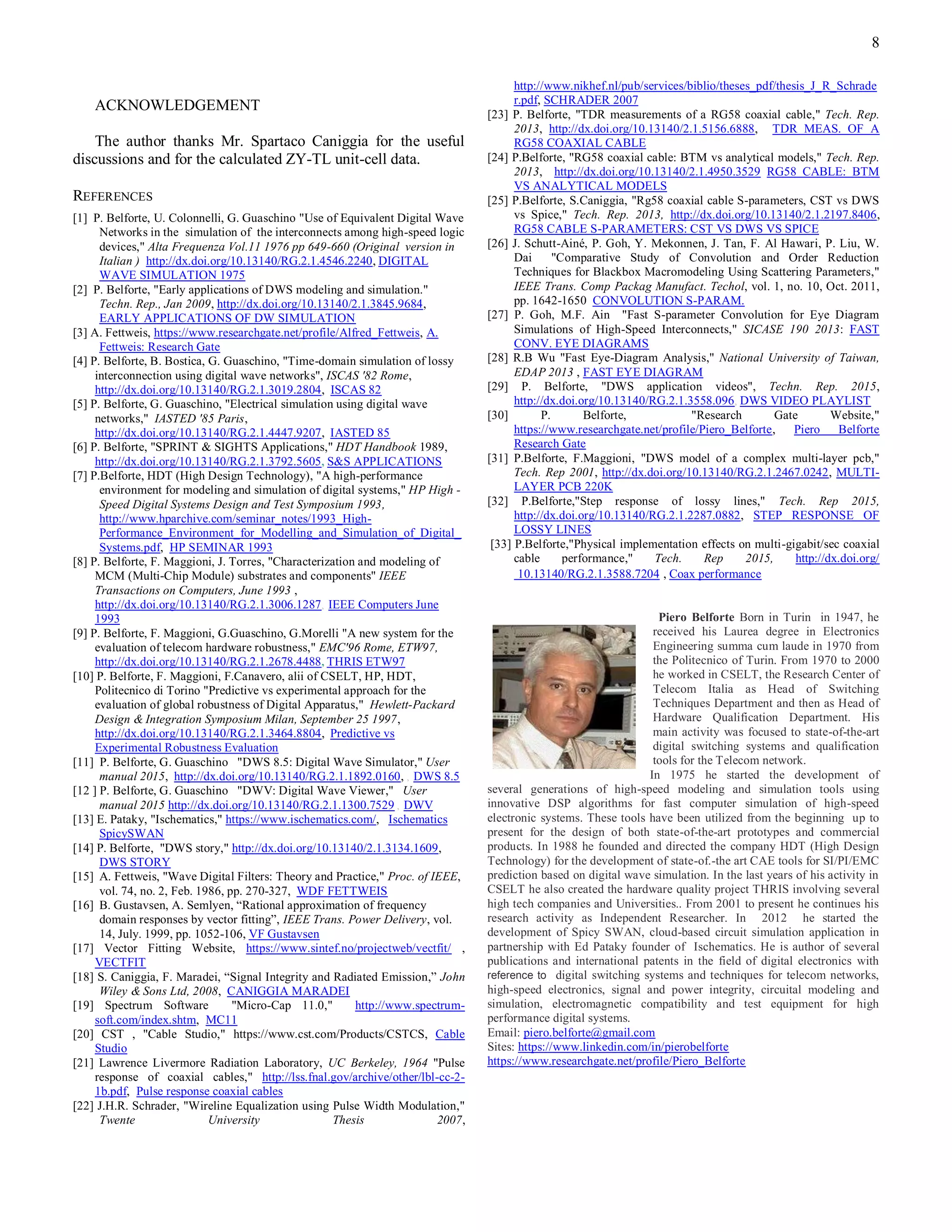 DIGITAL WAVE SIMULATION OF LOSSY LINES FOR MULTI-GIGABIT APPLICATION | PDF