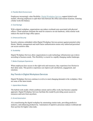 Transforming the Modern Workplace with Digital Workplace Services ...