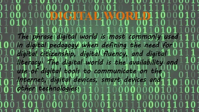 Digital world | PPTX