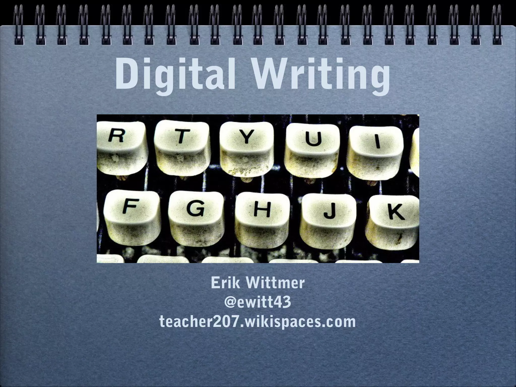 Digital writing | PPT