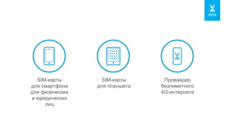 Digital стратегия компании YOTA, Ольга Дорофеева | PDF | Technology & Computing