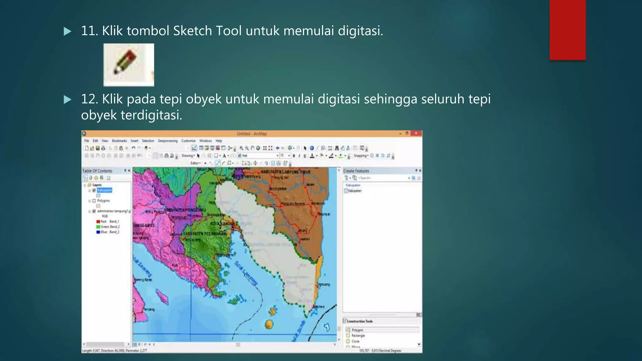 Digitasi peta sig dasar | PPTX