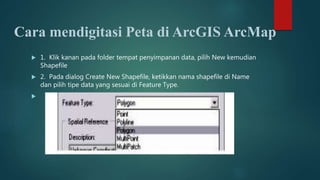 Digitasi peta sig dasar | PPTX