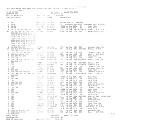 DigiTech-RP-10-Schematics.pdf | Computer Peripherals | Computing