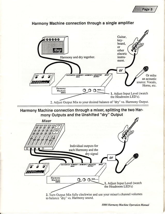 Digitech harmony machine HM4 operation manual | PDF | Digital Audio | Computer Software and ...