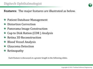 Digitech Ophthalmologist (Techlead Image Processing) | PPT