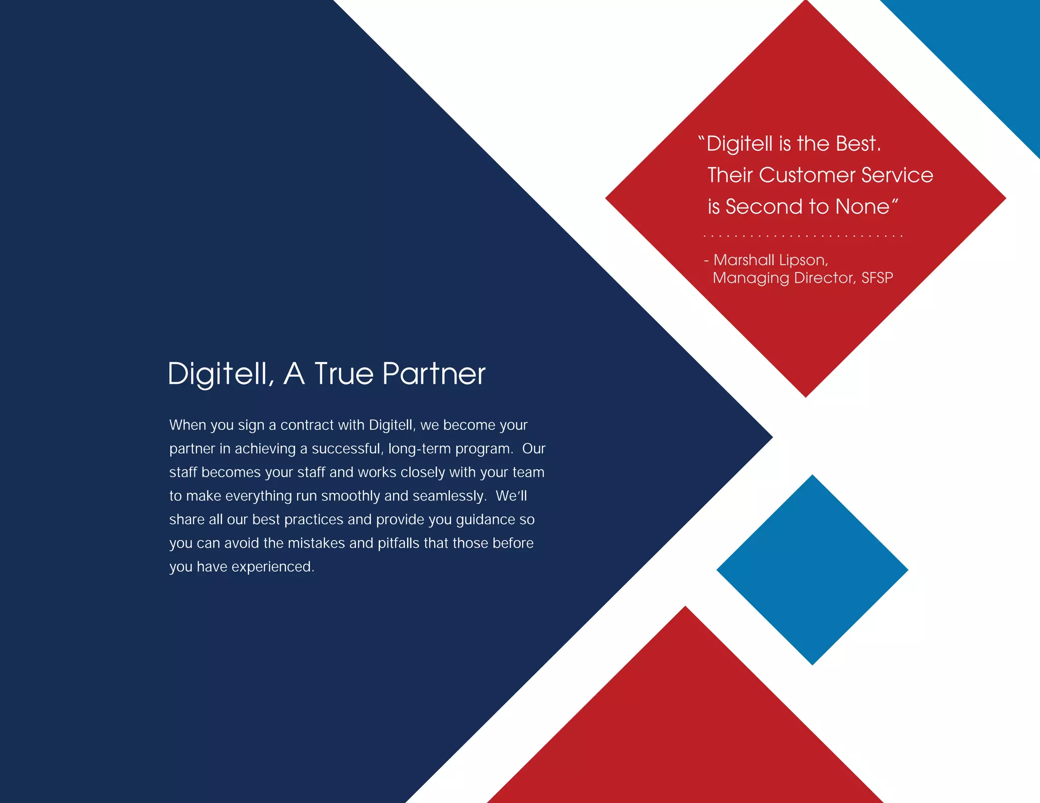 Digitell Services Brochure | PPT