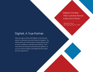 Digitell Services Brochure | PPT