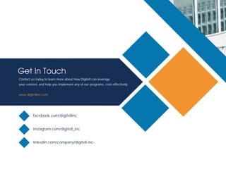 Digitell Services Brochure | PPT