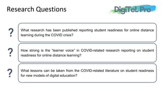Student Readiness for Online Learning | PPTX