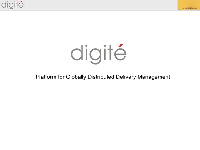 Digite Overview - IT Services | PPT