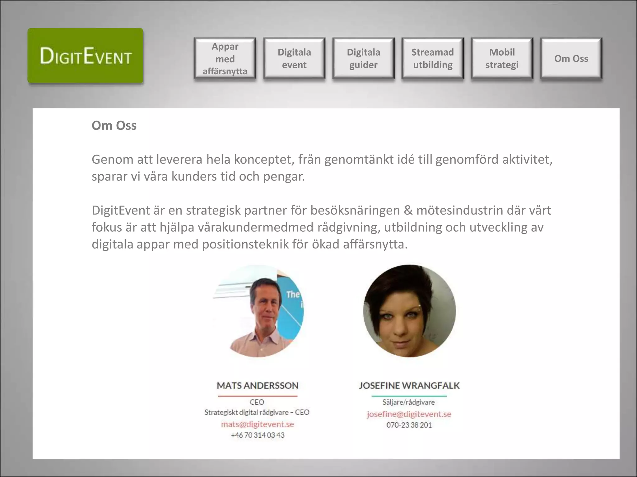 DigitEvent presentation | PPT