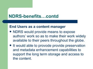 Digitisation and institutional repositories 2 | PPT