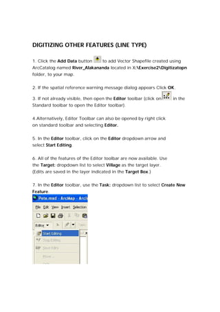 Digitization arc gis | PDF