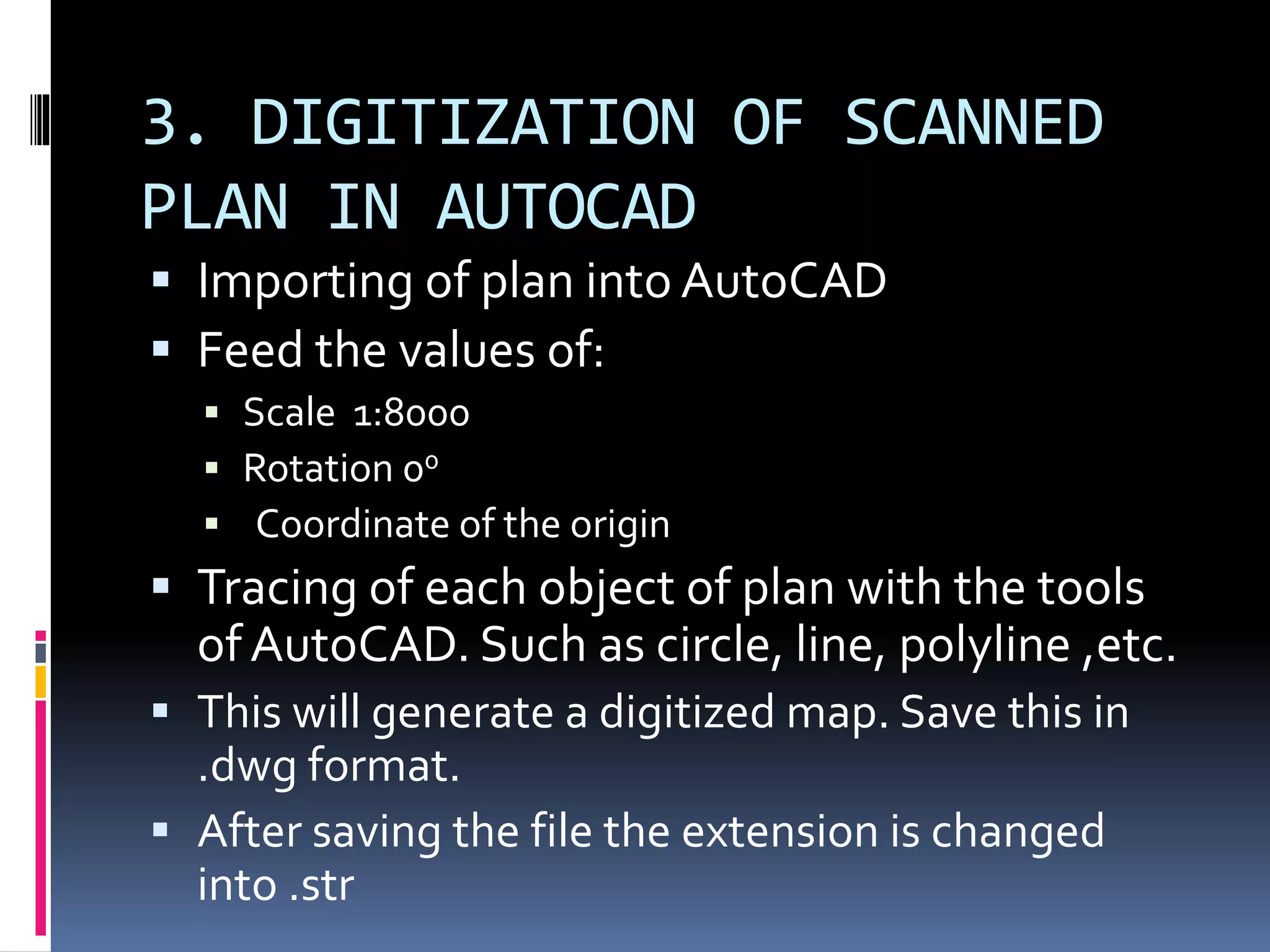 Digitization and 3d modelling of a mine plan | PPTX