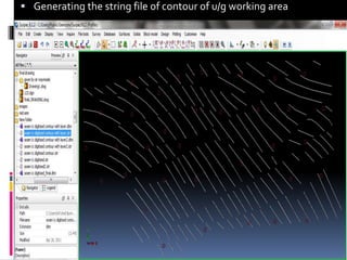 Digitization and 3d modelling of a mine plan | PPTX