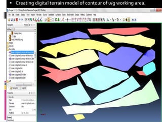 Digitization and 3d modelling of a mine plan | PPTX