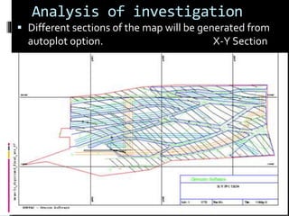 Digitization and 3d modelling of a mine plan | PPTX