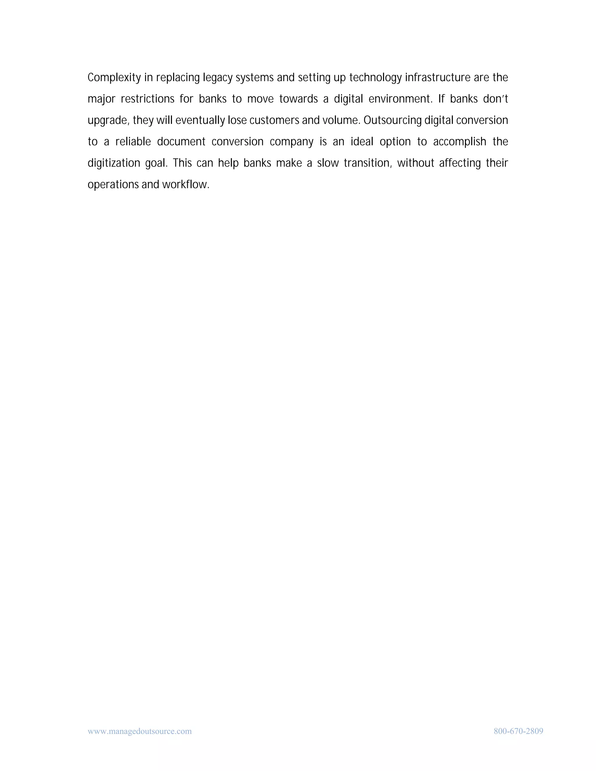 Digitization improves back office operations in banks | PDF