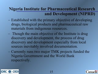 Digitization, IPR and Access to Traditional Medicine Knowledge in ...