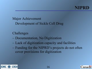 Digitization, IPR and Access to Traditional Medicine Knowledge in ...