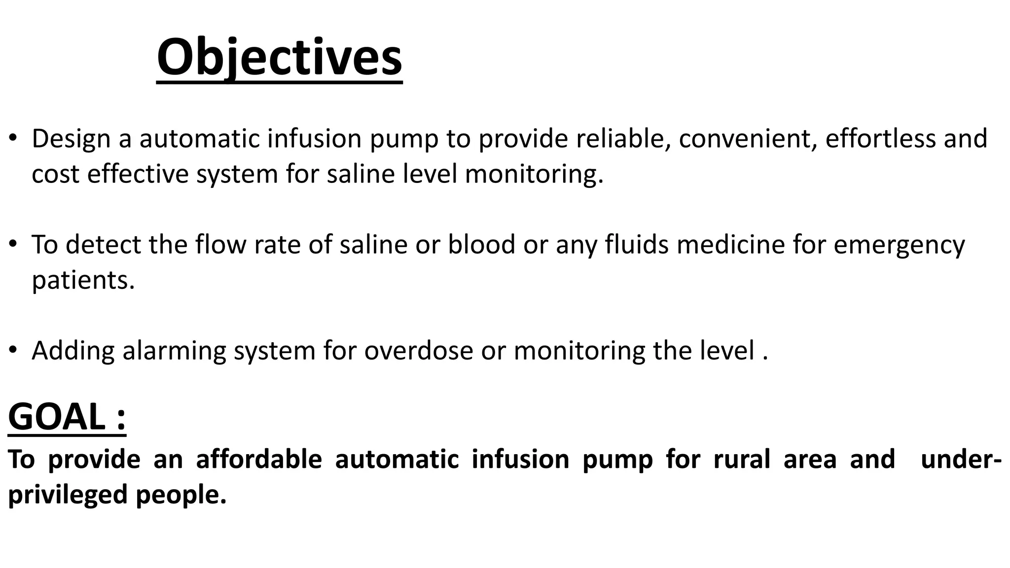 Digitization of Infusion Pump | PPTX