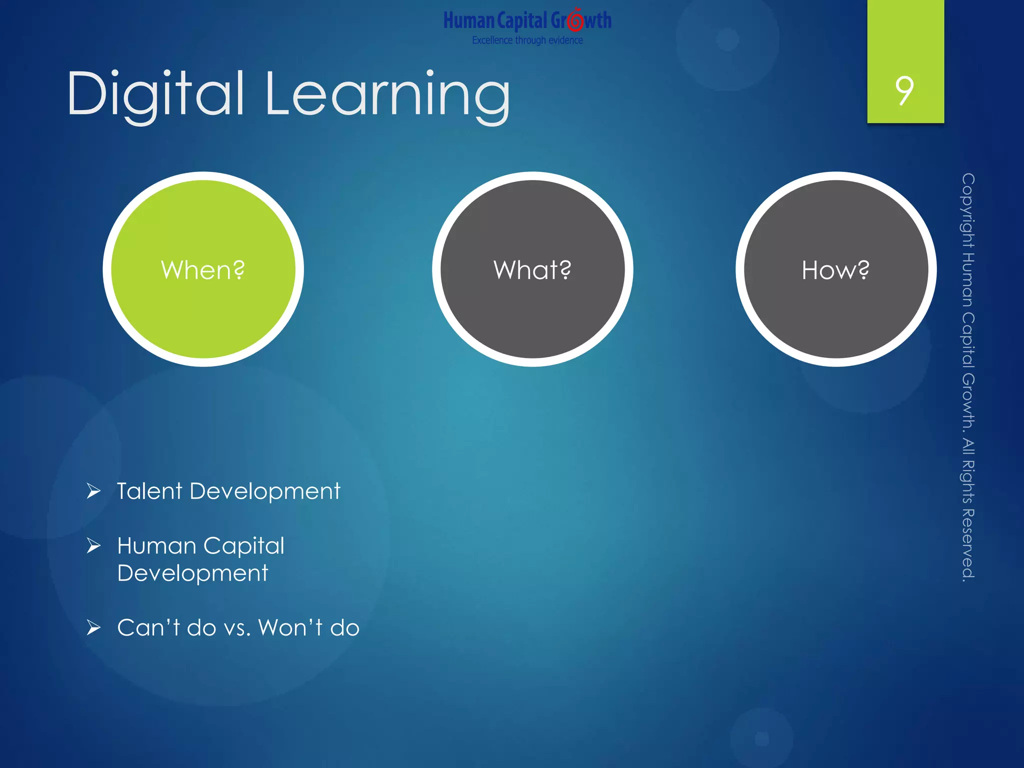 Human Capital Growth Webinar: Digitization of the learning and develo…