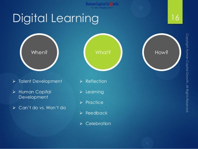 Human Capital Growth Webinar: Digitization of the learning and develo…
