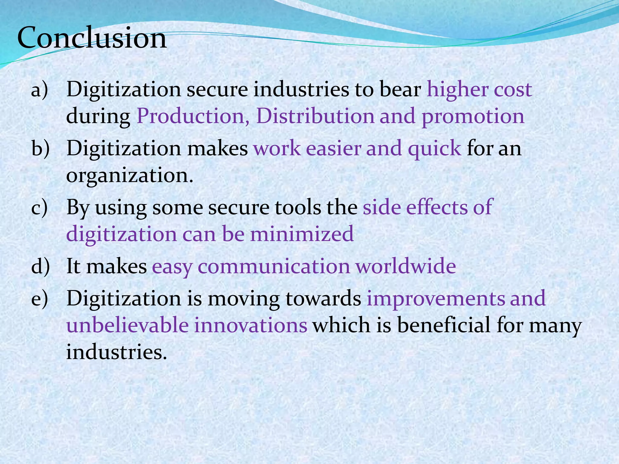 Digitization | PPTX