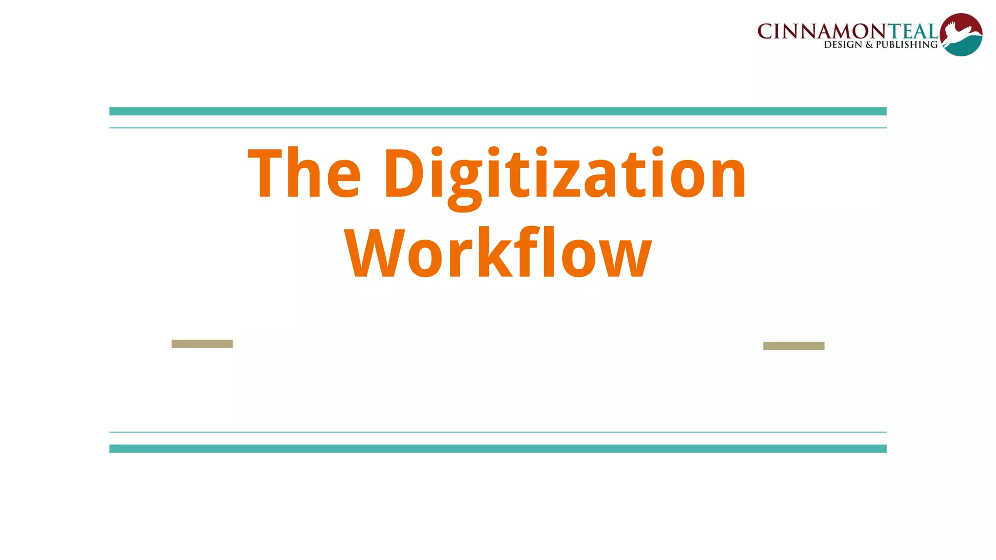 Digitization workflow | PDF