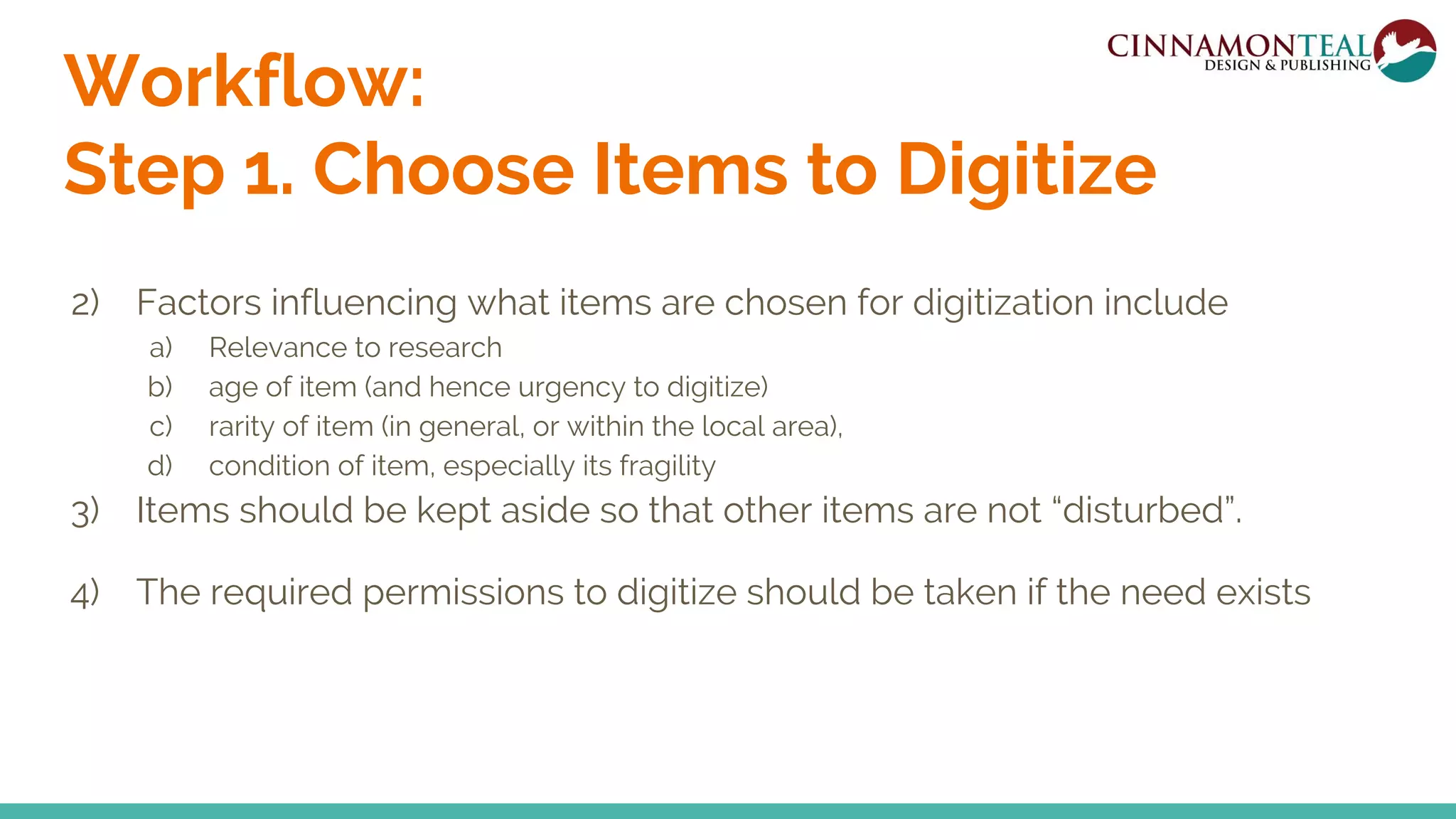 Digitization workflow | PDF