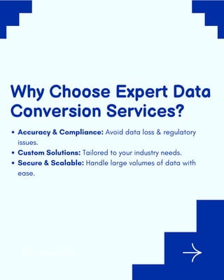Digitize, Organize, and Optimize The Future of Data Conversion | PDF