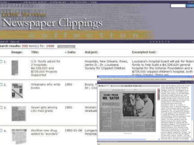 Digitizing a newspaper clippings collection: a case study in small ...