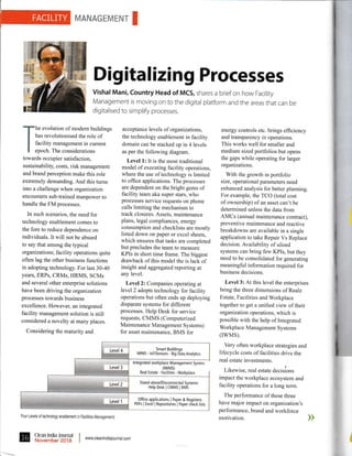 Digitization of Facility Management Processes | PDF