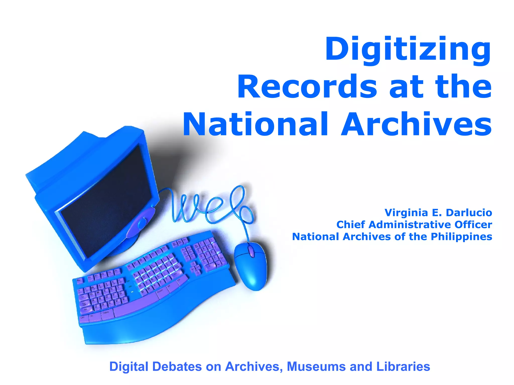 Digitizing Records At The National Archives | PDF