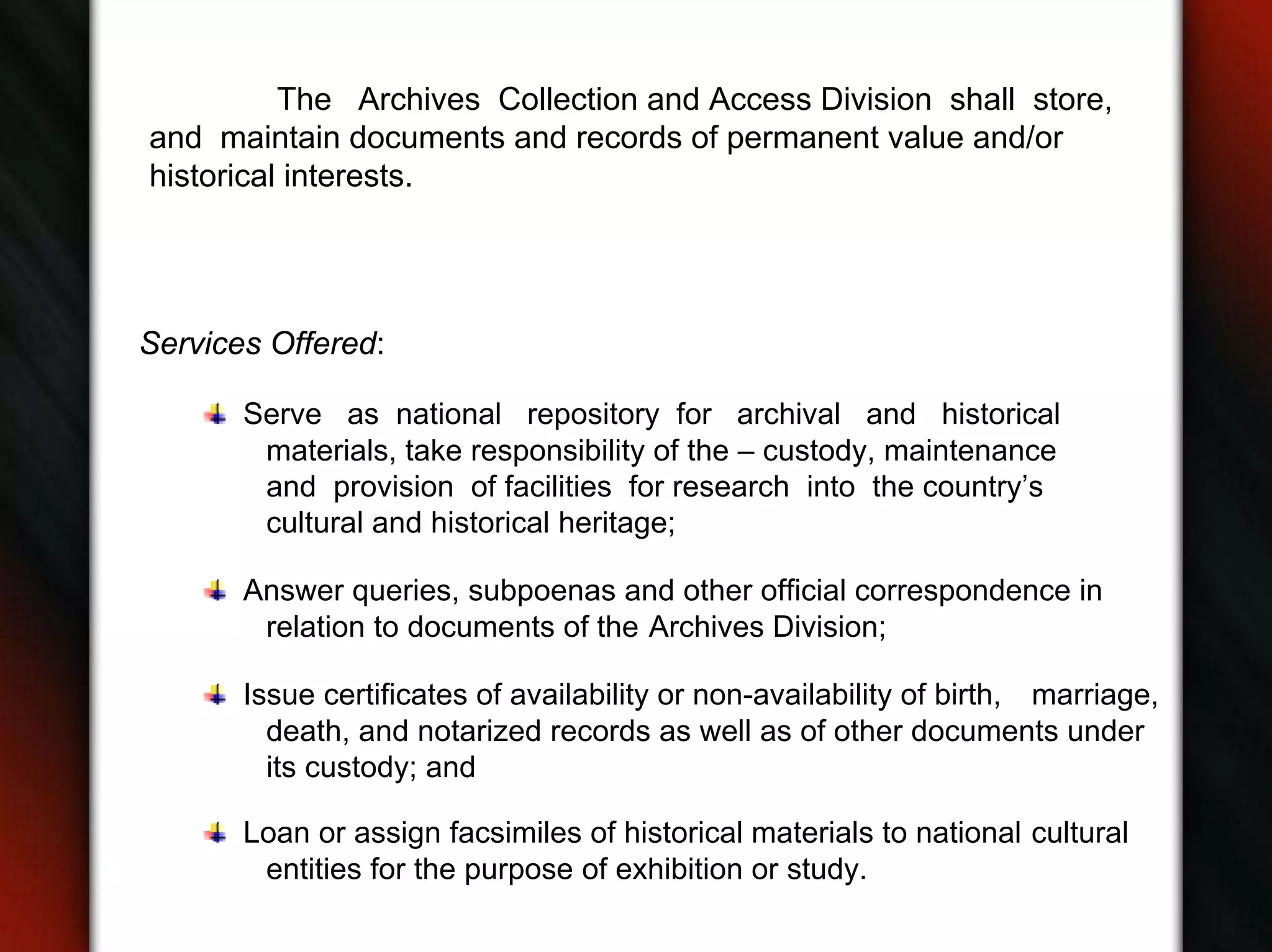 Digitizing Records At The National Archives | PDF