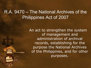 Digitizing Records At The National Archives | PDF