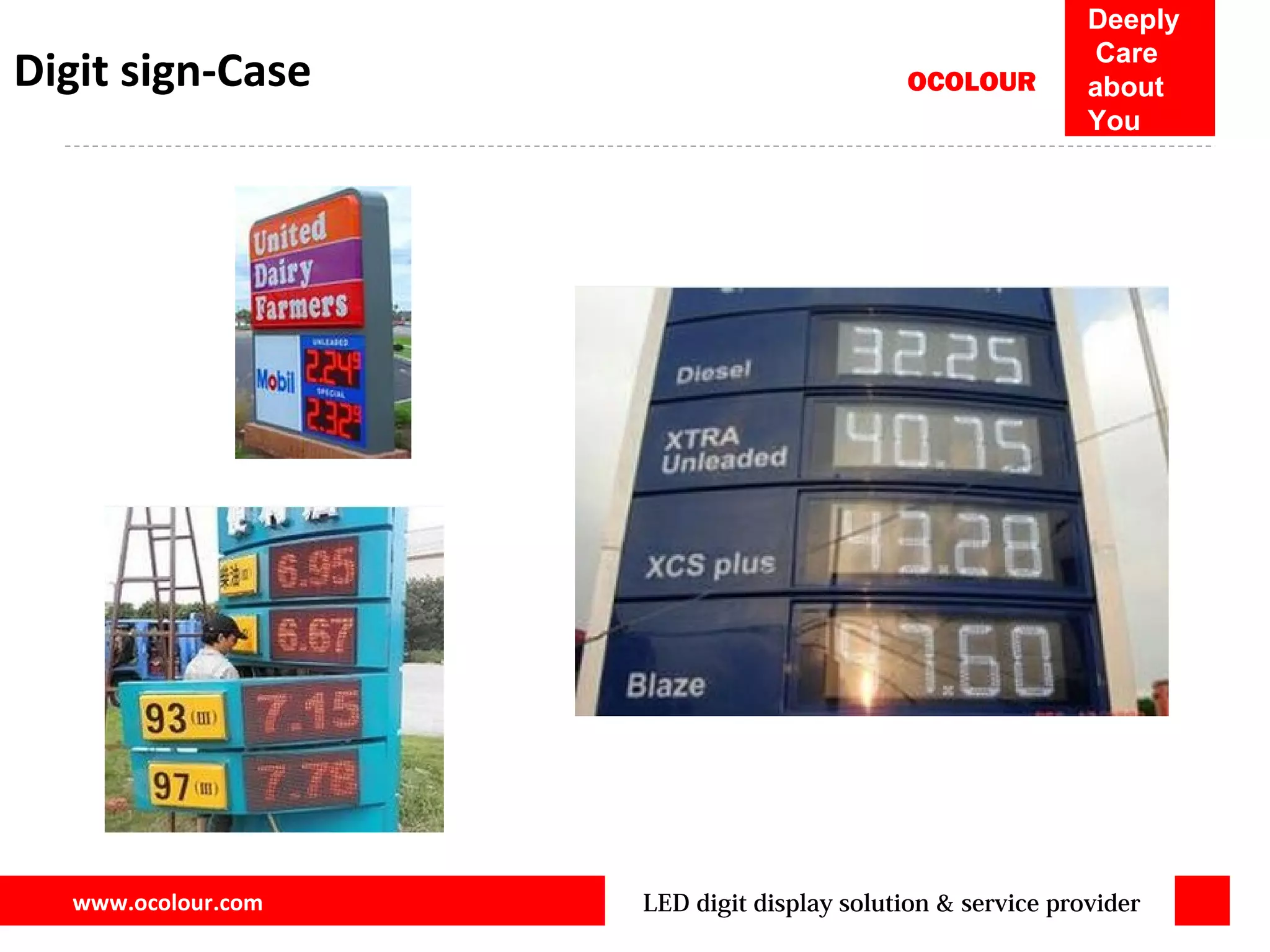 Digit led signs / gas price led sign | PPT