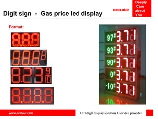 Digit led signs / gas price led sign | PPT