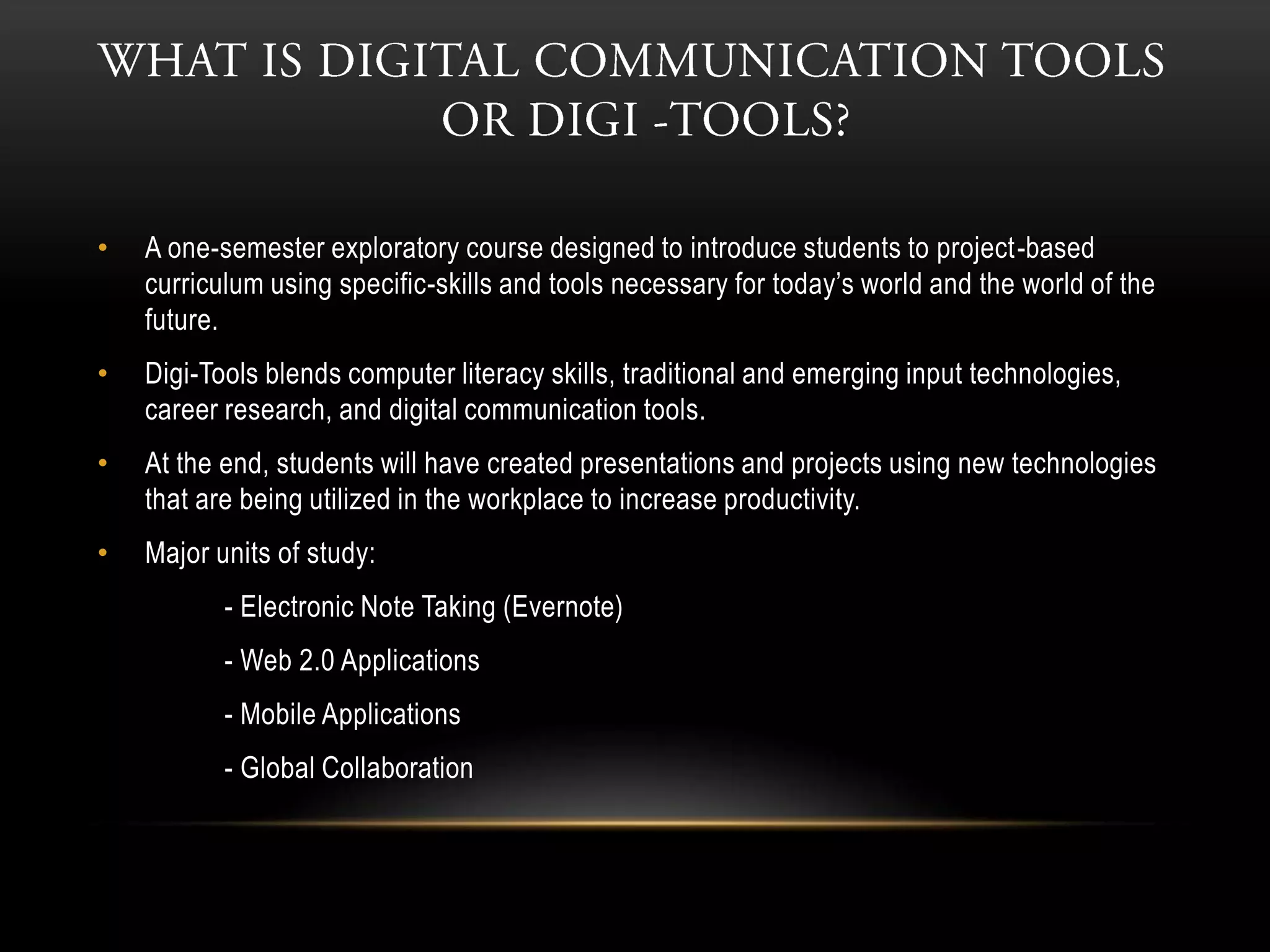 Recap of Digitial Communication Tools | PPT