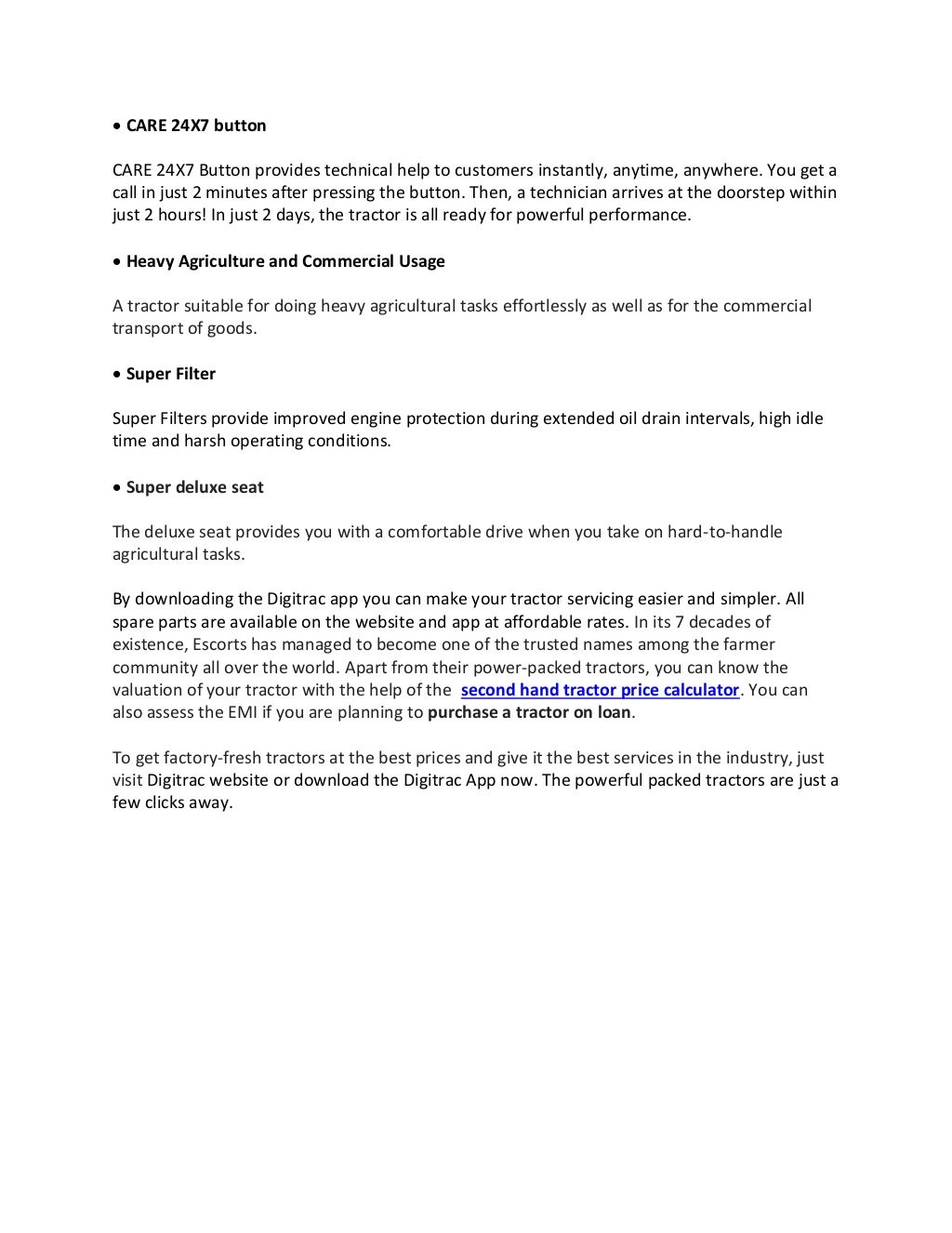 Digitrac pp 46i specifications