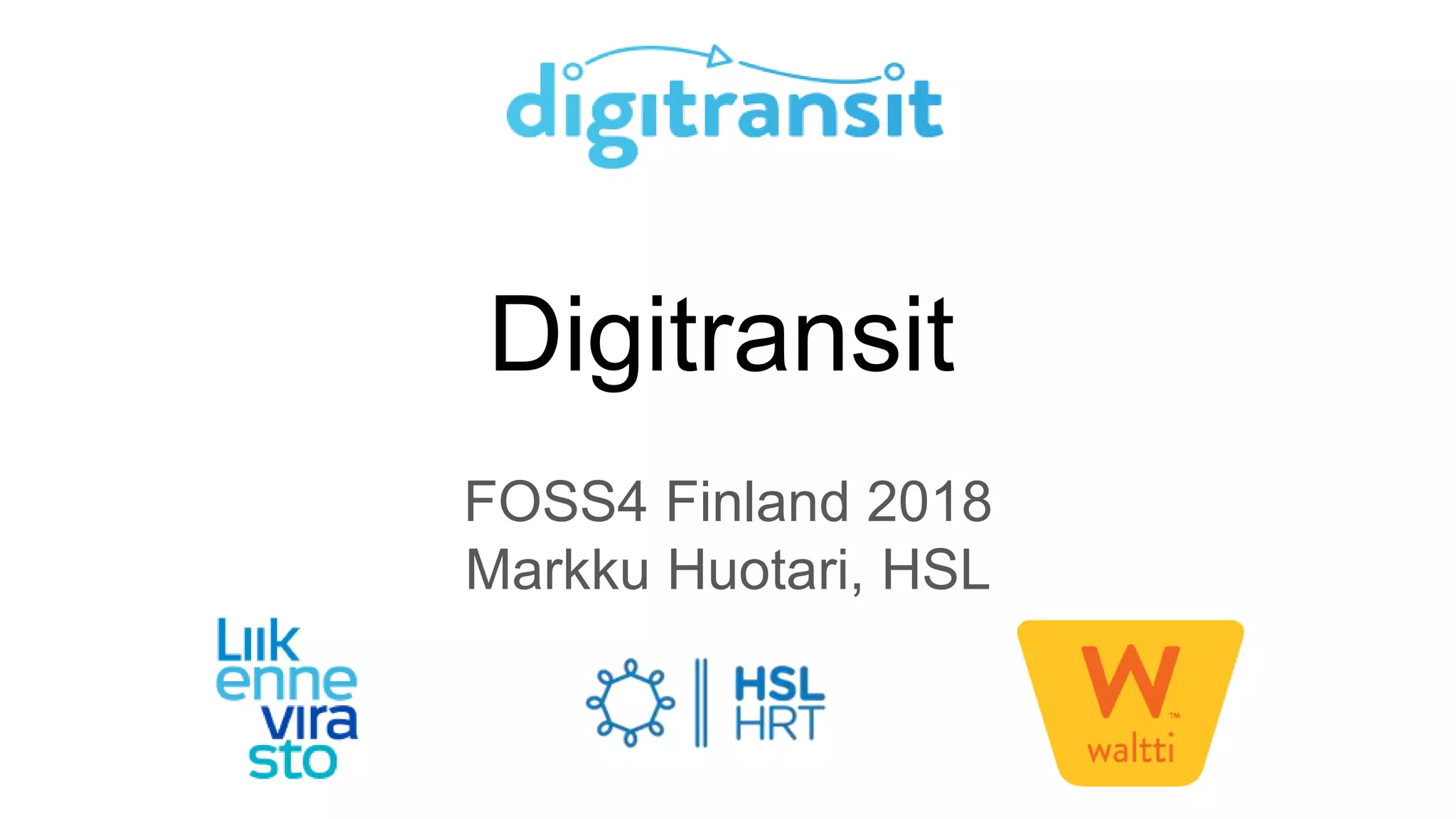 Digitransit | PPT