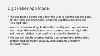 Digit Ratios App Model | PDF