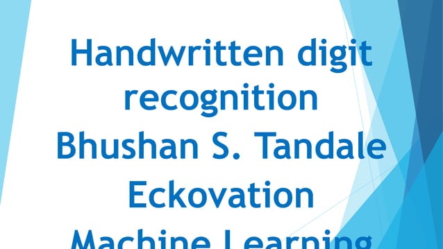 Digit recognition | PPTX