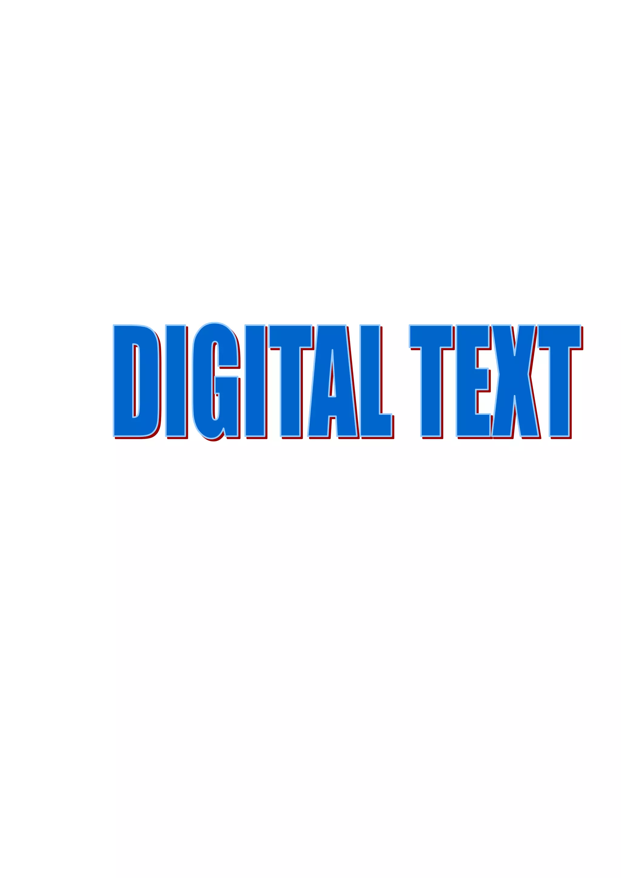 Digitsl text orginal | PDF