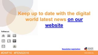 DigiWorld Future 2016 edtion - English version - Smart thinking the ...