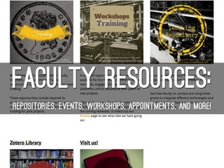 DigLibArts Faculty Resources | PPTX