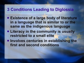 Diglossia | PPT